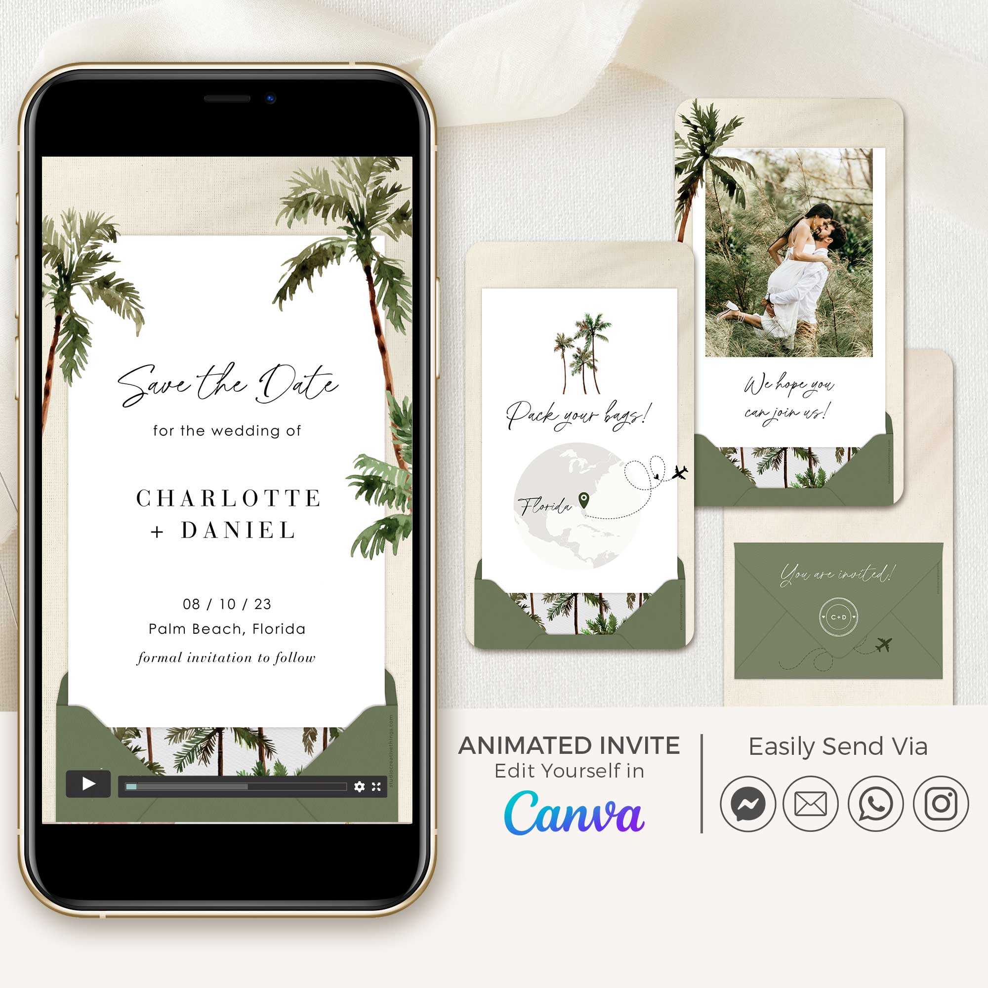 Save the Date Video Templates - Animated & Digital Choice – Creative ...