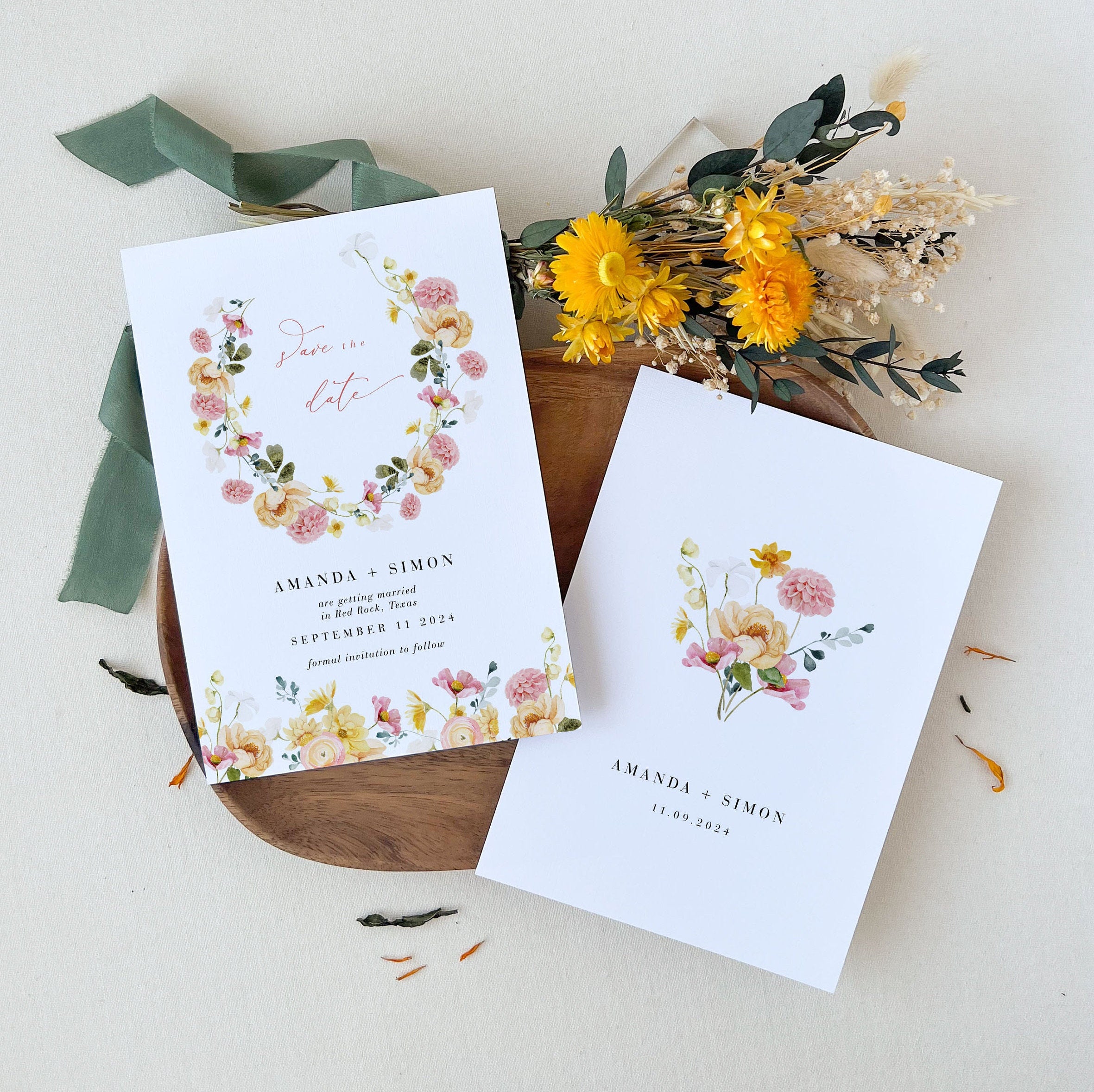 JUNE Summer Save the Date Template