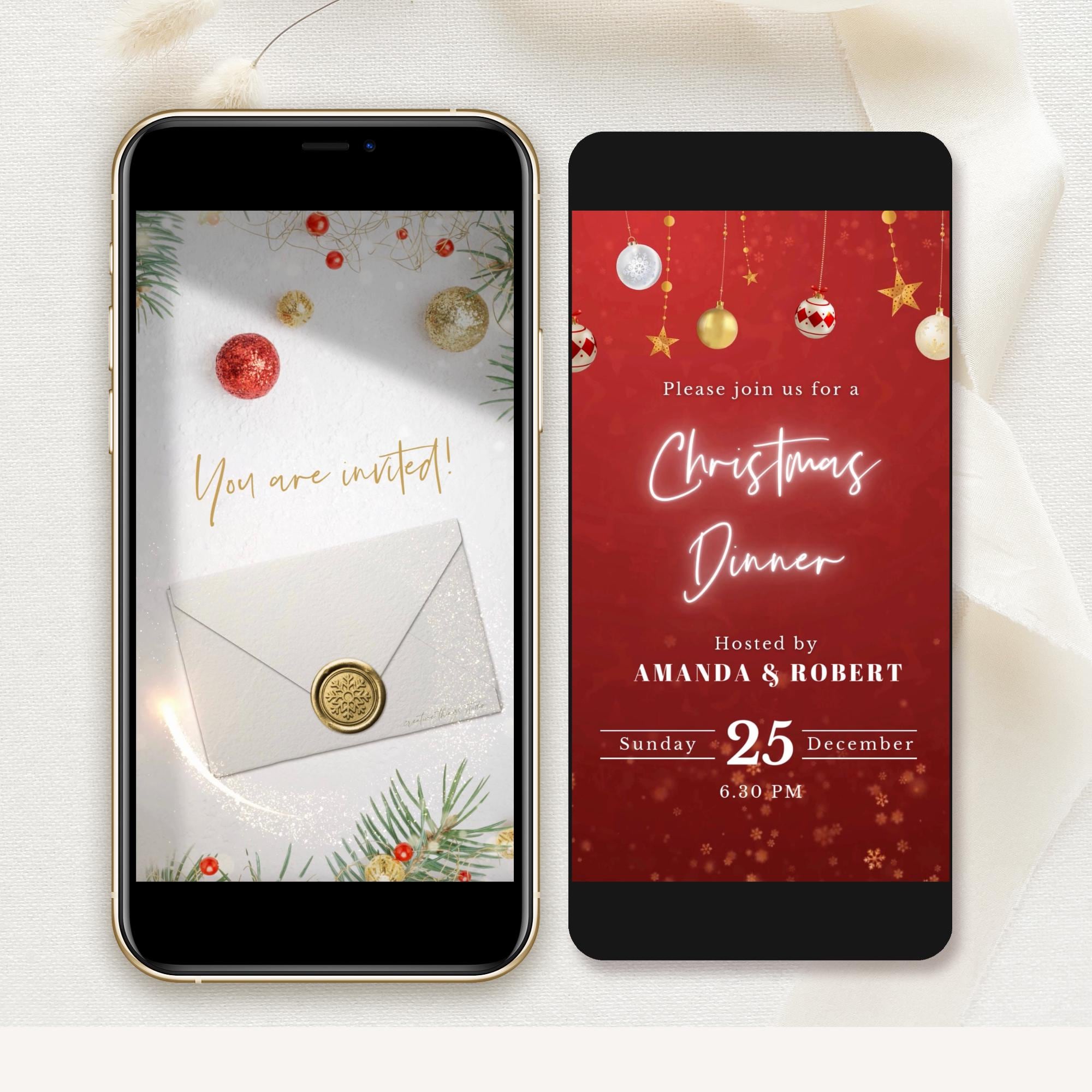 Animated Christmas Invitation Video Template Creative Things Studio