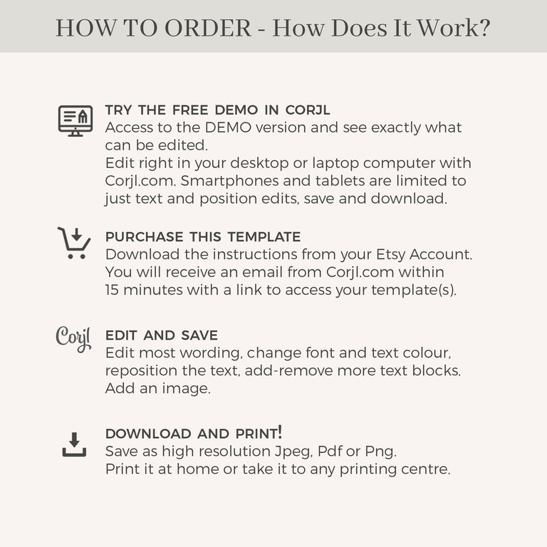 Ambra Wedding Welcome Sign Template - Free Demo – Creative Things Studio