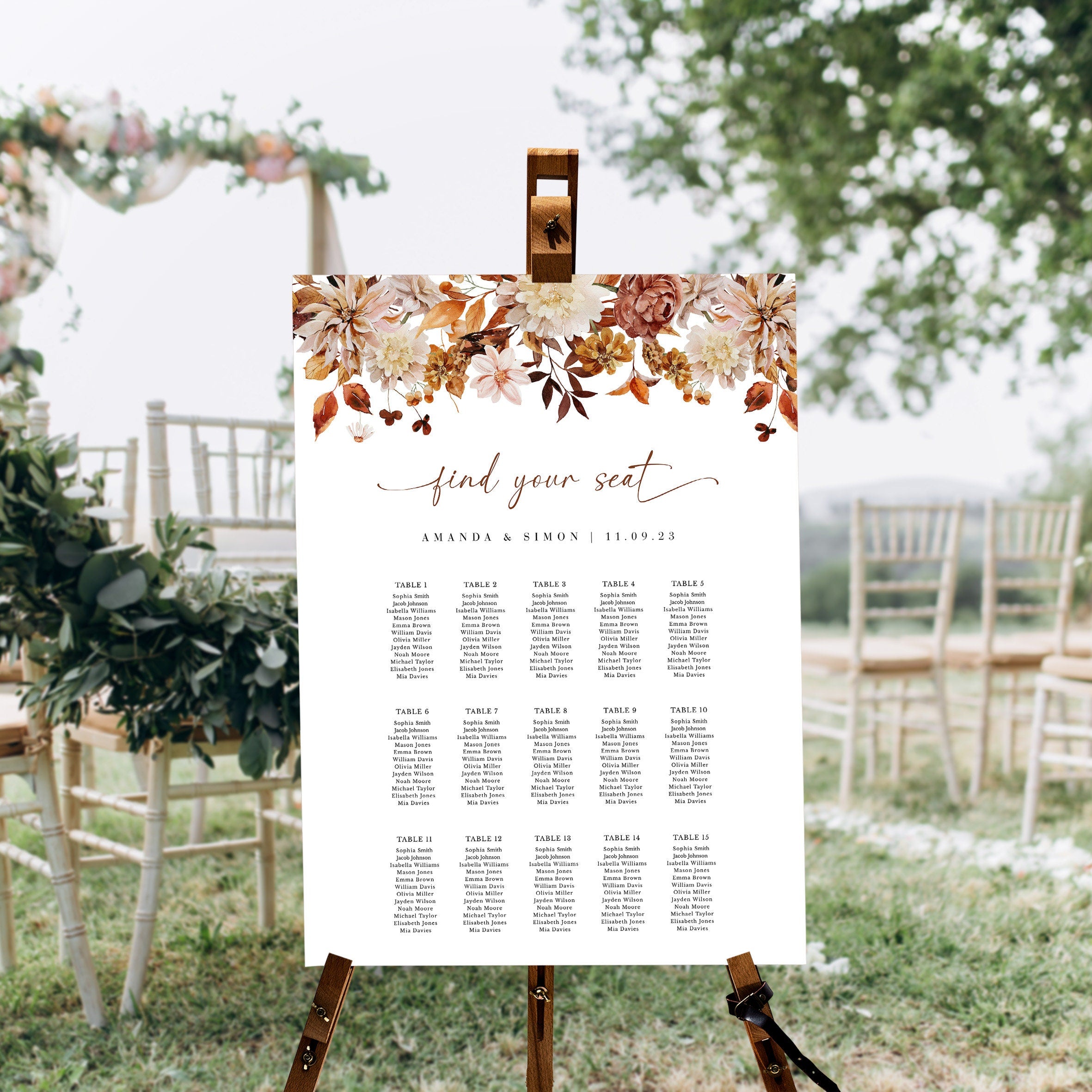 Printable Wedding Signage